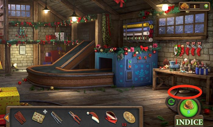 Solution Tricky Doors Niveau 14 : Maison du Père Noël