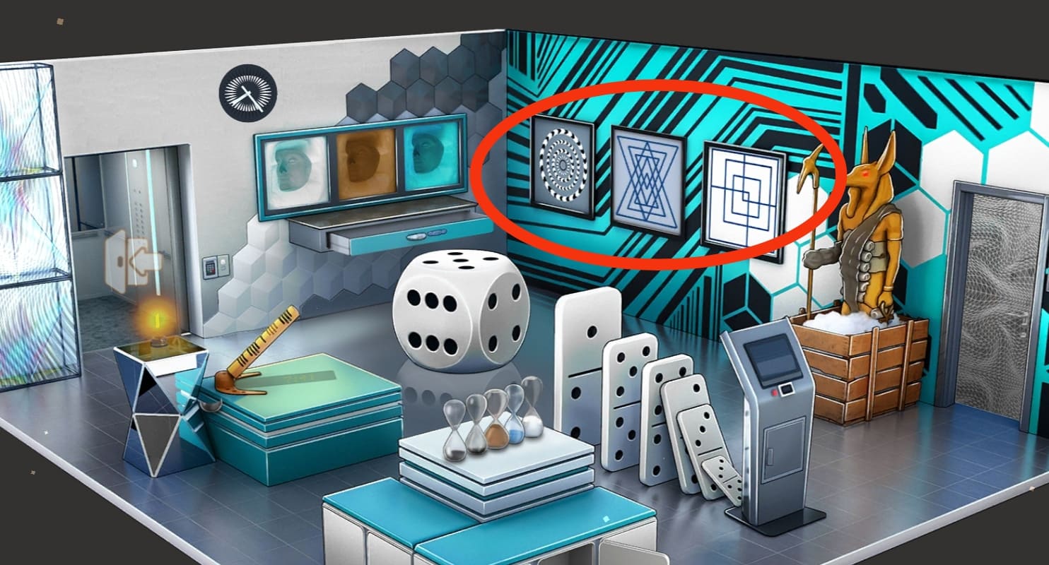 Solution Rooms And Exits Chapitre 3 niveau 8: Illusions et énigmes