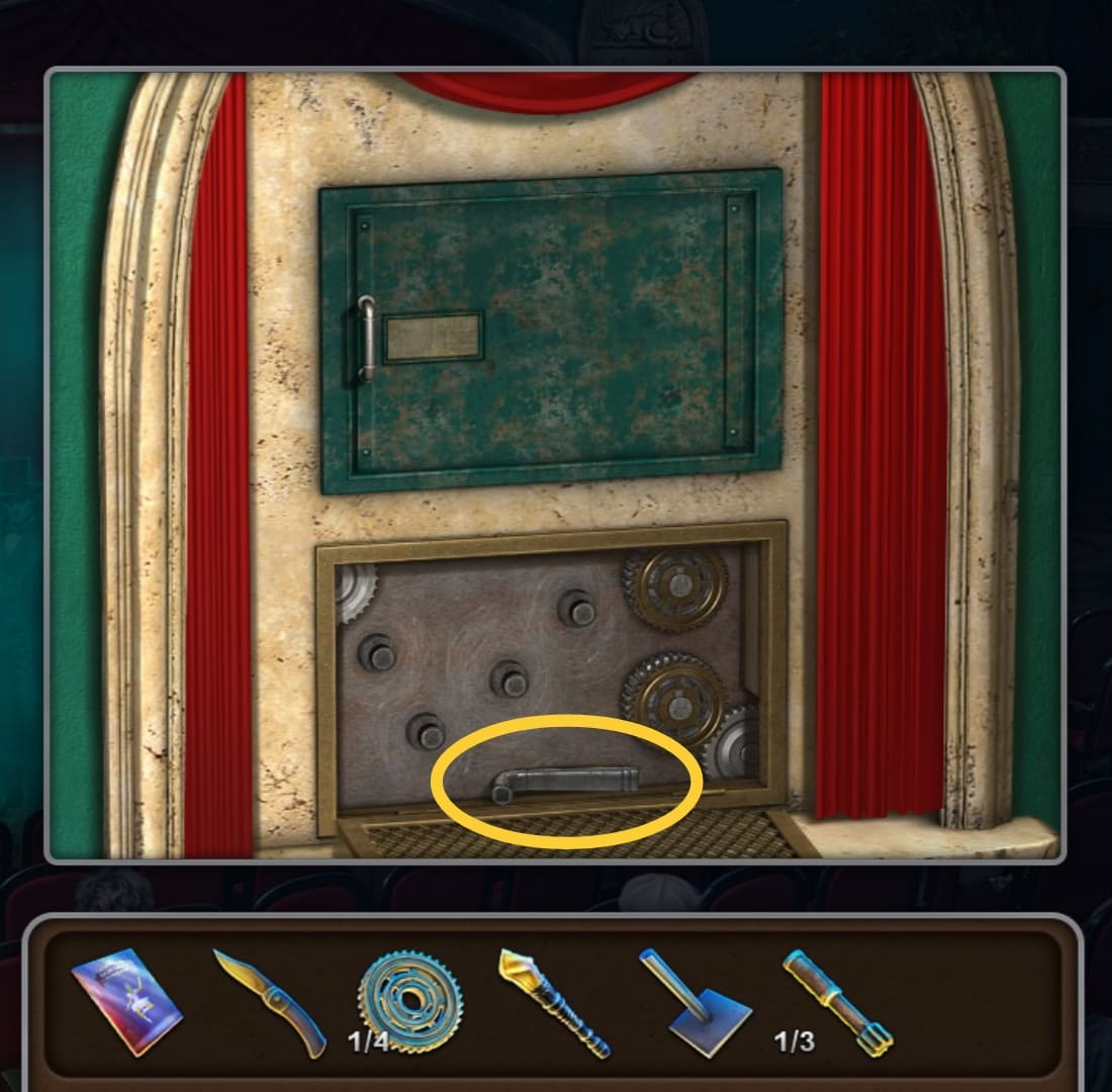 Solution Artifact Seekers épisode 12 Théâtre hanté